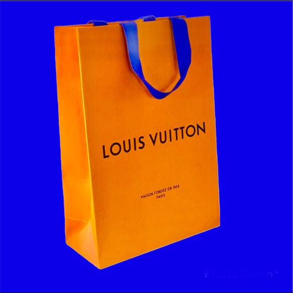 Louis Vuitton | Bags | Louis Vuitton Shopping Bag Paper Gift Large ...